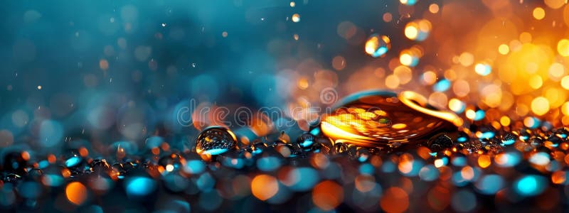 Half blue, half yellow stock illustration. Illustration of yellow ...