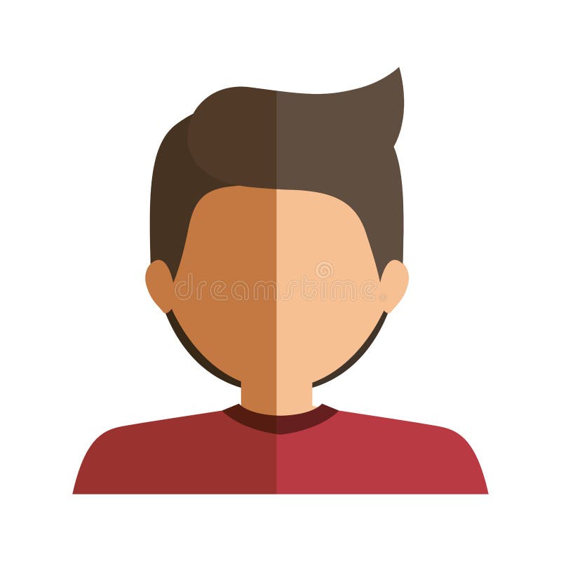 Boy Half Face Stock Illustrations – 613 Boy Half Face Stock ...