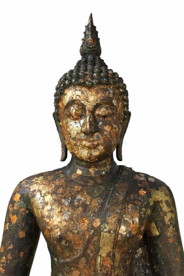 Half body Buddha statue stock image. Image of antique - 24909689