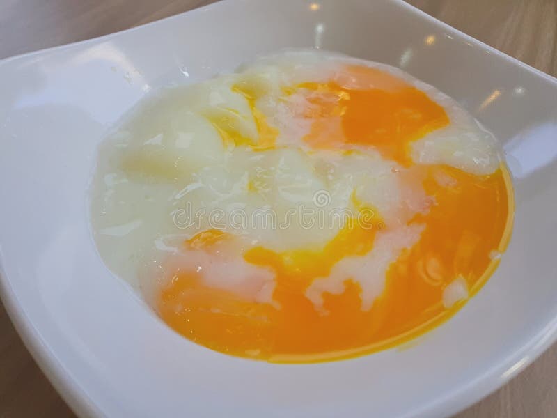 Half Boiled Chicken Egg stock image. Image of chicken - 270657581