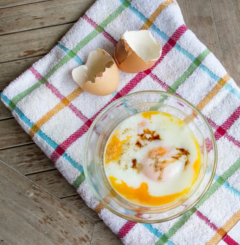 Half boiled eggs stock image. Image of bowl, eggs, warm - 46091979