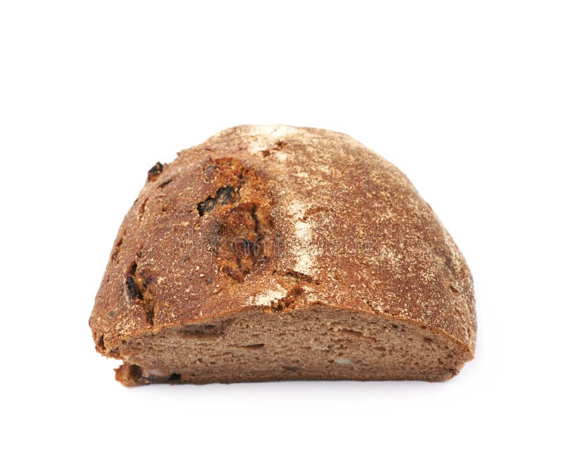 Half of a Bread Loaf Isolated Stock Photo - Image of healthy, wheat ...