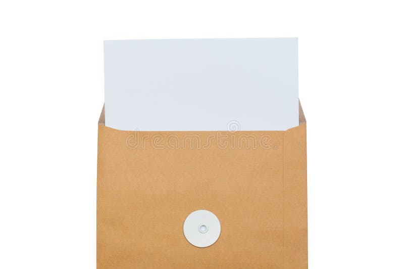Brown Envelopes stock photo. Image of packet, isolated - 16307262