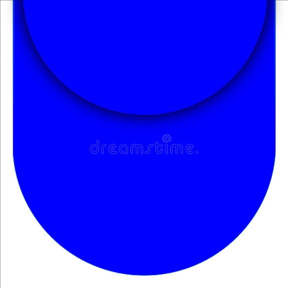 Half Circle Blue Shapes Web Template Stock Illustration - Illustration ...