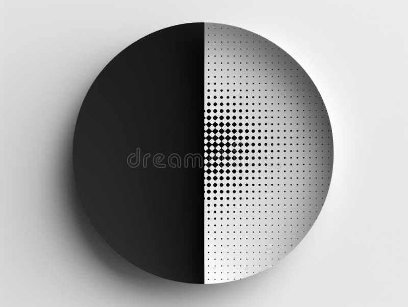 Half Circle Clock Design stock photo. Image of generated - 375984914