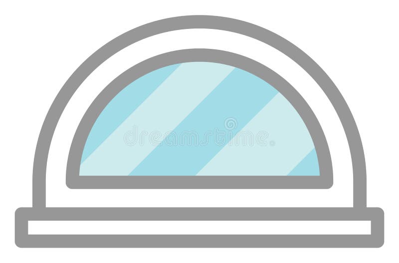 Semi Circle Window Stock Illustrations – 78 Semi Circle Window Stock ...