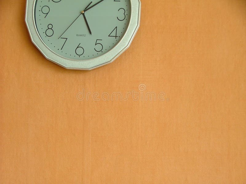 Half a clock stock photo. Image of home, timepiece, flat - 154382