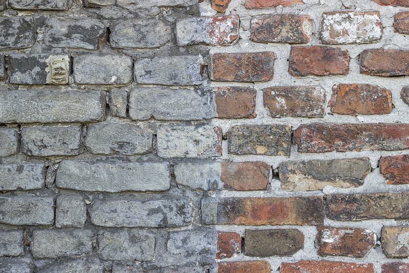 Half Colored Brick Wall Texture Stock Photos - Free & Royalty-Free ...