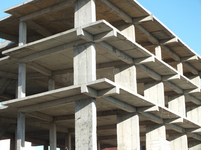 A half-completed building stock photo. Image of graphics - 33023398