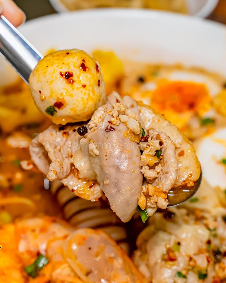 Half Cooked Spicy Stir-fried Seafood Stock Photo - Image of dish ...