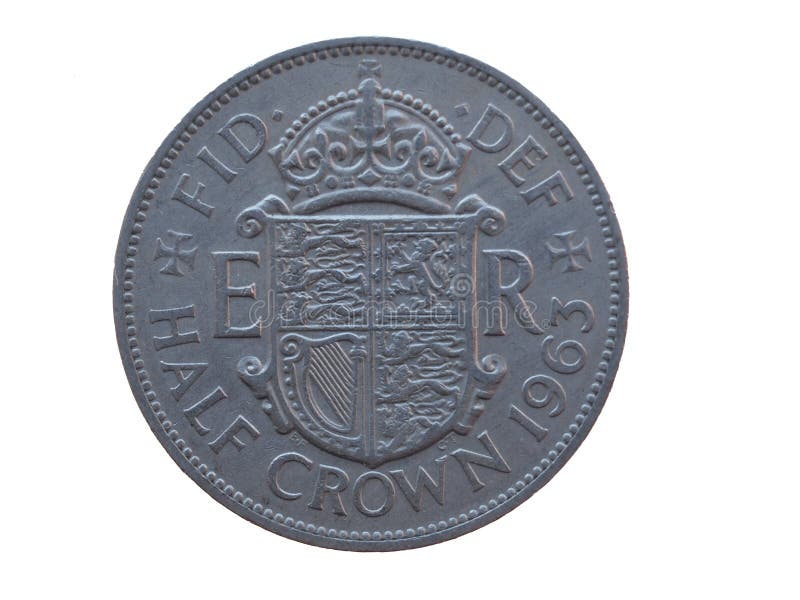 Half crown coin stock image. Image of money, sell, earn - 37249087