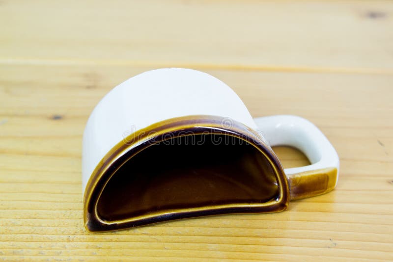 Half a cup of coffee stock image. Image of brown, beverage - 45692281