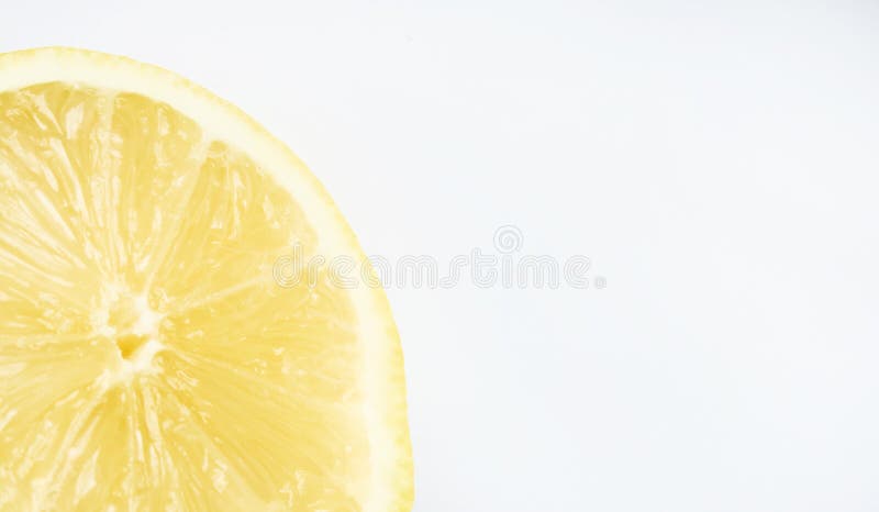 Half Cut Lemon Close Up Look on Inside Stock Photo - Image of plain ...