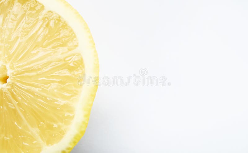 Half Cut Lemon Close Up Look on Inside Stock Photo - Image of crisp ...