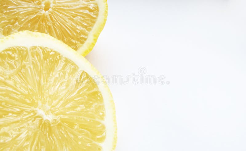 Half Cut Lemon Close Up Look on Inside Stock Photo - Image of ...