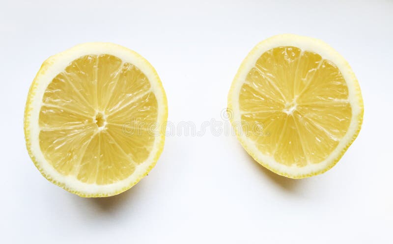 Half Cut Lemon Close Up Look on Inside Stock Image - Image of simple ...