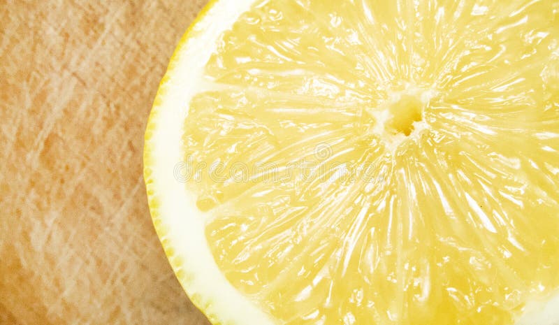 Half Cut Lemon Close Up Look on Inside Stock Photo - Image of clean ...