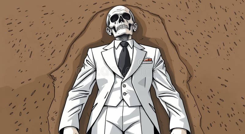 A Half-decomposed Male Corpse, Exhumed and Dressed in a Suit. Stock ...