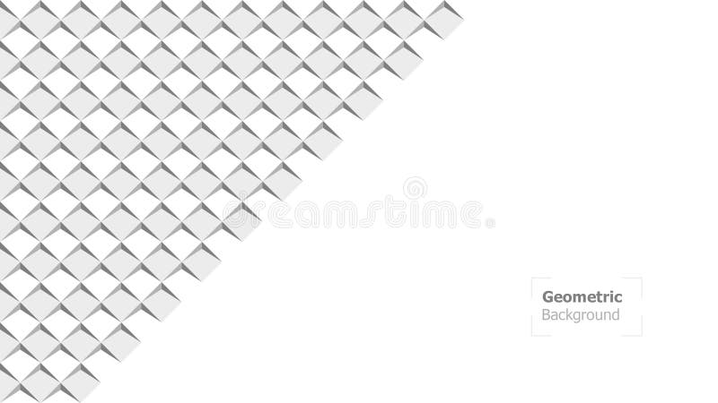 Half Diagonal White Geometric Abstract 3d Texture Stock Vector ...
