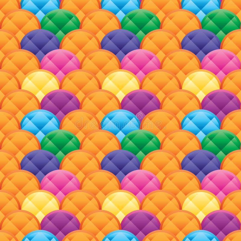 Half Diamond Shape Colorful Seamless Pattern Stock Vector ...