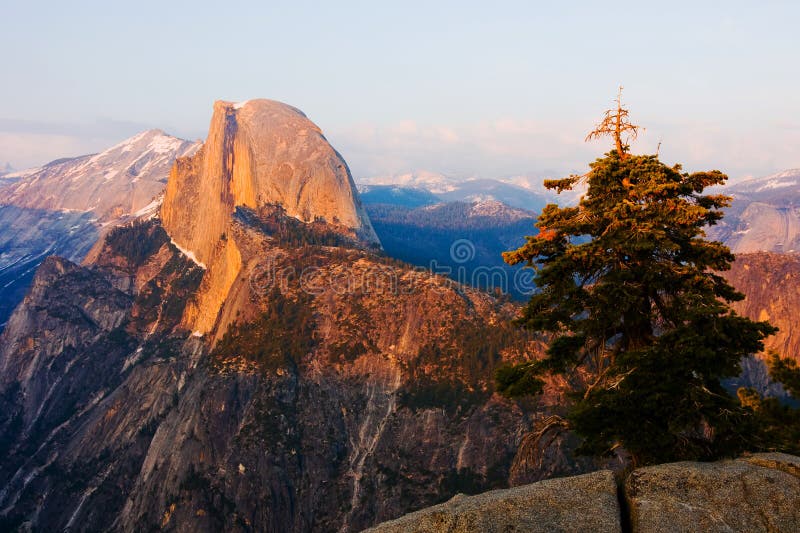 Half Dome At Sunset In Yosemite Picture. Image: 5087561