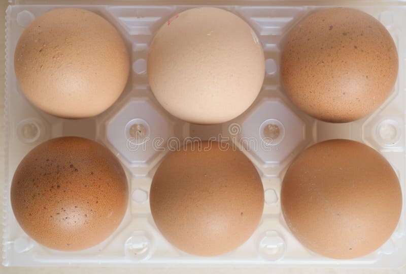 Half dozen eggs carton stock image. Image of eggs, packet - 181823189
