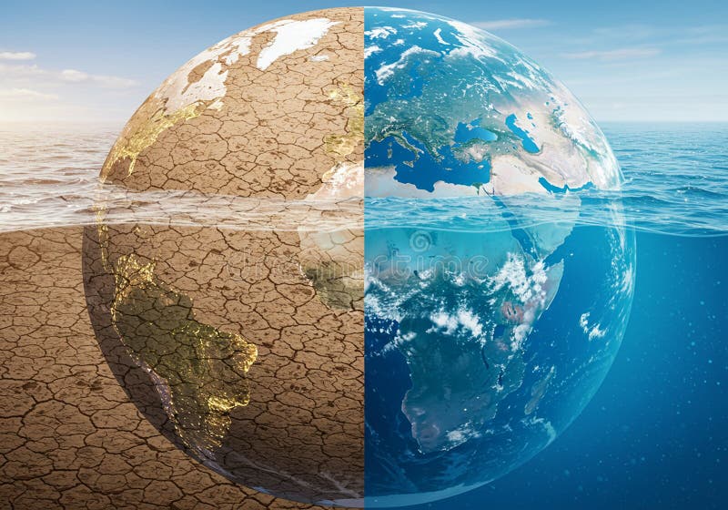 A Divided Planet: Climate Change and Its Impact on Earth Stock ...