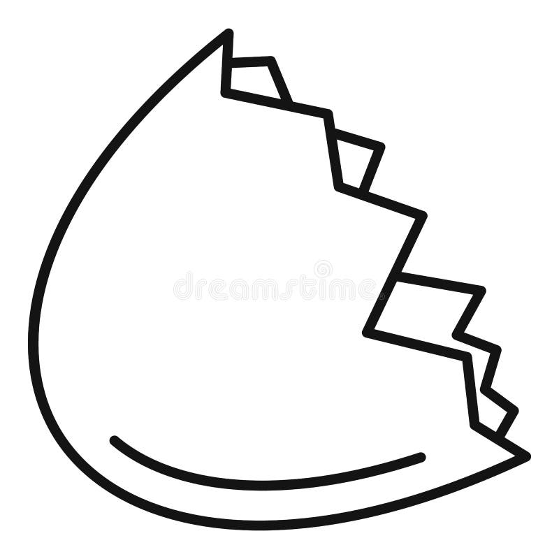 Broken Eggshell Icons Set, Outline Style Stock Vector - Illustration of ... Broken Eggshell Icons Set, Outline Style Stock Vector - Illustration of ...