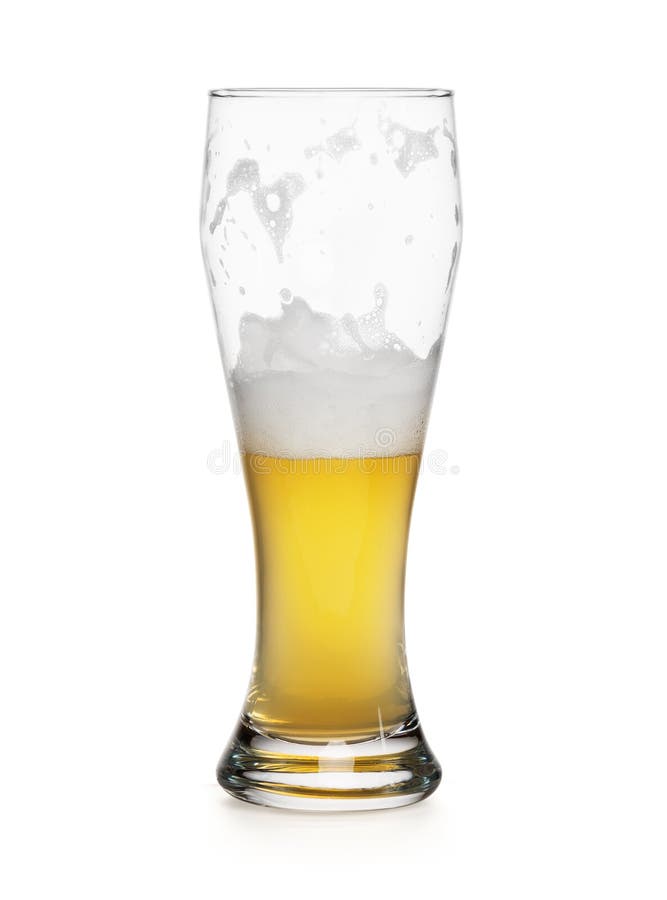 Empty Glass Mug for Beer Isolated on White Background Stock Image ...