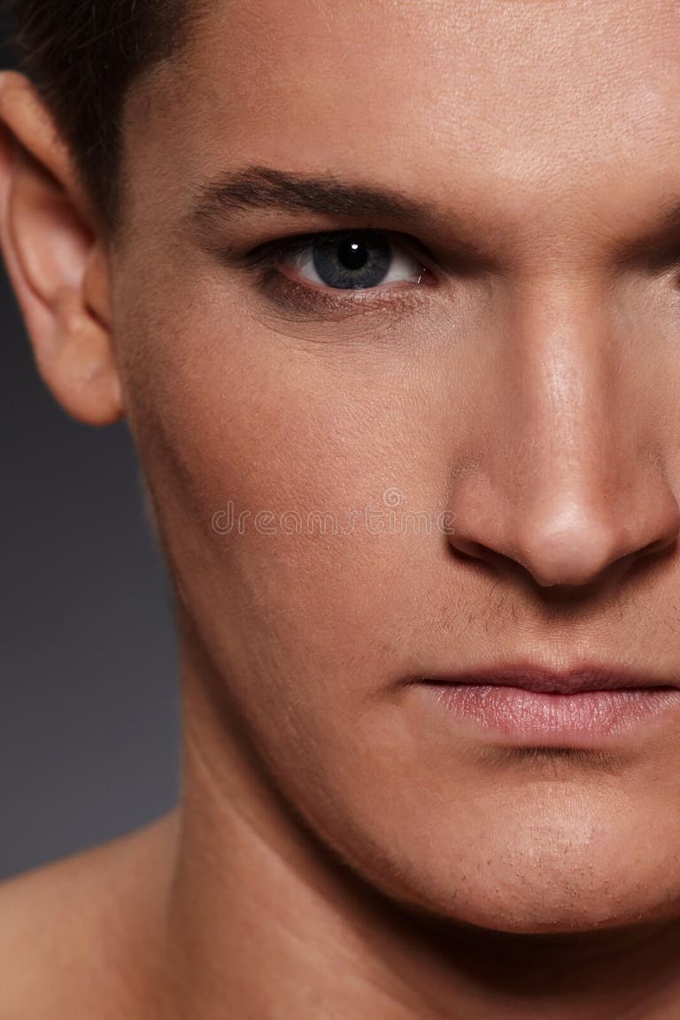 3,354 Beautiful Young Man Half Face Stock Photos - Free & Royalty-Free ...