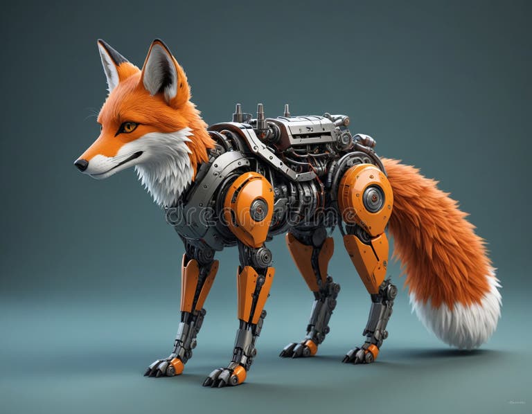 Fox Robot Stock Illustrations – 798 Fox Robot Stock Illustrations ...