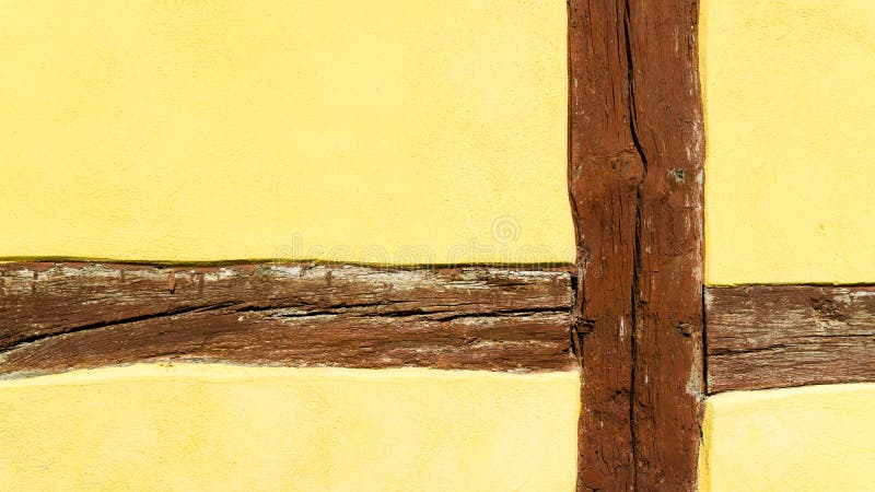 Half frame wall in town stock photo. Image of construction - 148860326