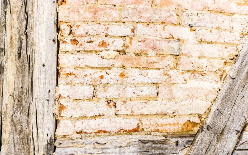 Half frame wall in town stock image. Image of wall, brickwork - 149646485
