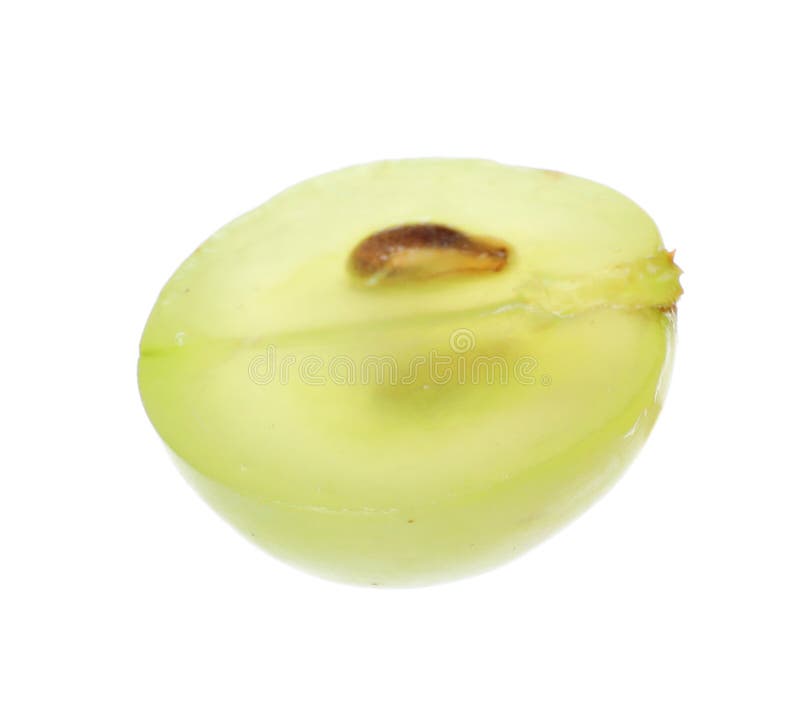 Half of fresh green grape stock photo. Image of natural - 125483092
