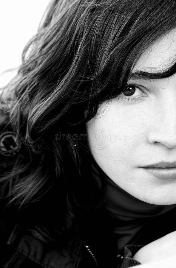 Half full portrait stock photo. Image of portrait, closeup - 4355296