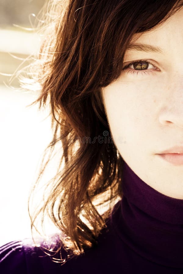 Half full portrait stock photo. Image of portrait, closeup - 4355296