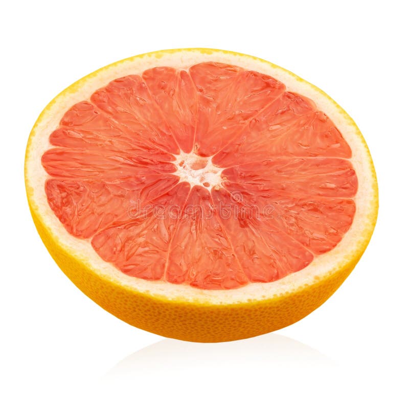 Half grapefruit isolated stock image. Image of healthy - 167397507