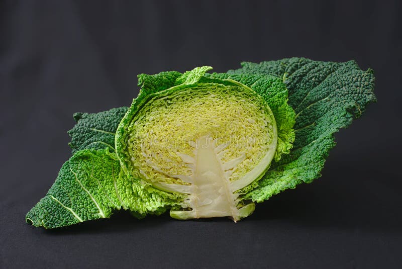 Half green cabbage, cut stock photo. Image of background - 172482262