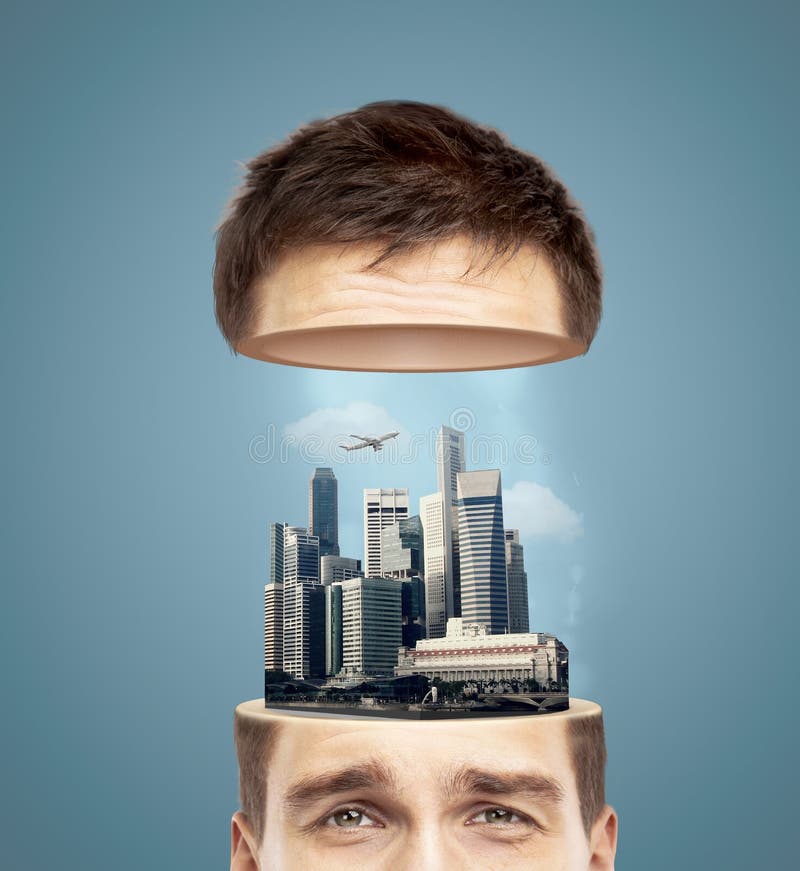 Half head stock photo. Image of cityscape, architecture - 34883556