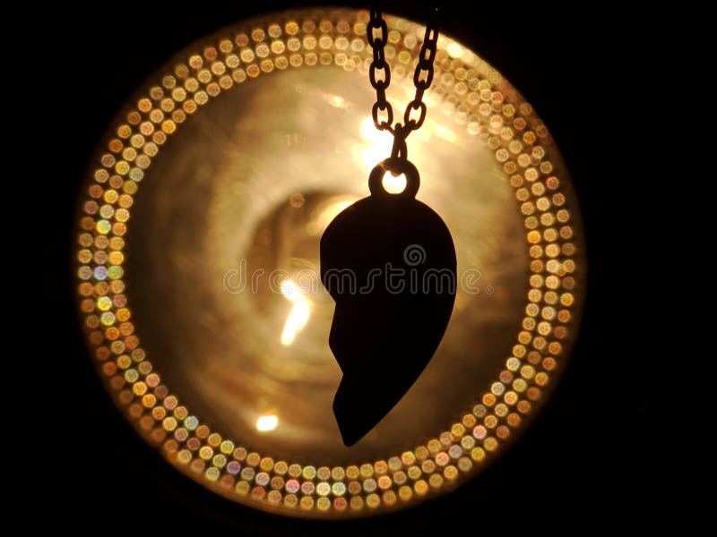 Half of heart silhouette stock image. Image of happy - 108602159