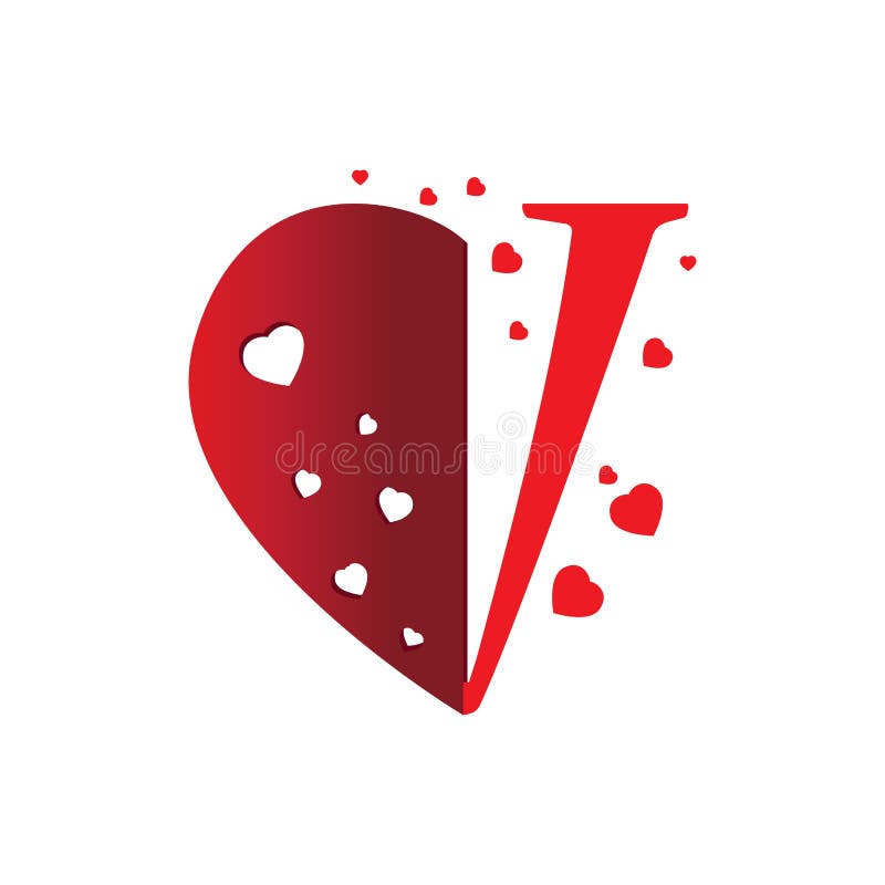 Half heart shape stock vector. Illustration of symbol - 108271276