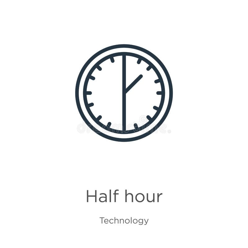 A Half of the Big Hour Dial Stock Illustration - Illustration of ...