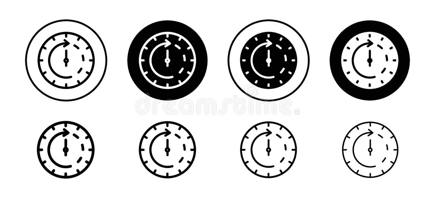 Hour Icon Vector Stock Illustrations – 141,526 Hour Icon Vector Stock ...
