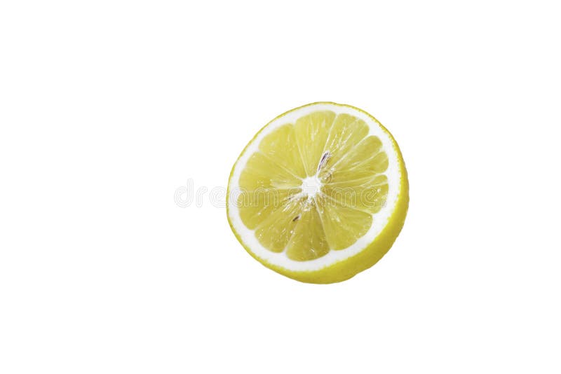 Half a lemon stock photo. Image of healthy, vitamin - 109415616