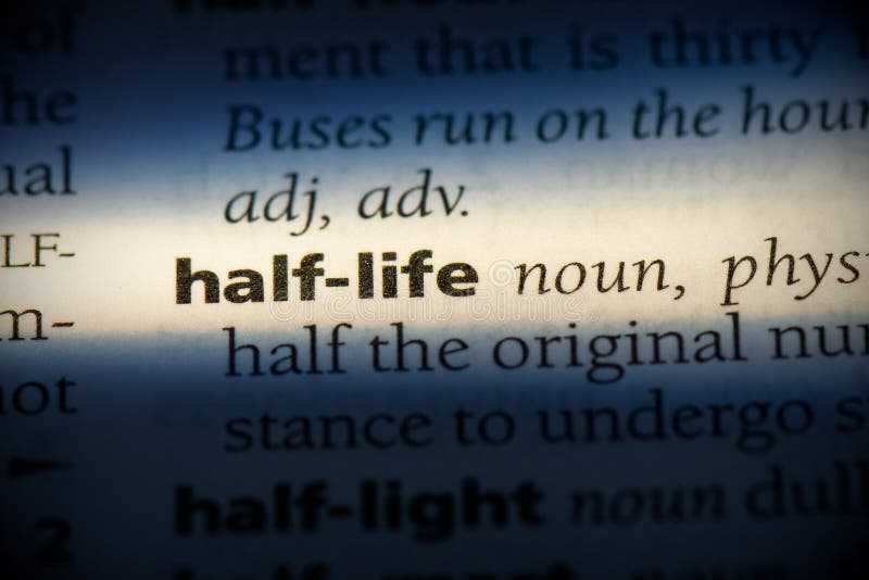 Half-life stock image. Image of printed, learn, highlighted - 161576547