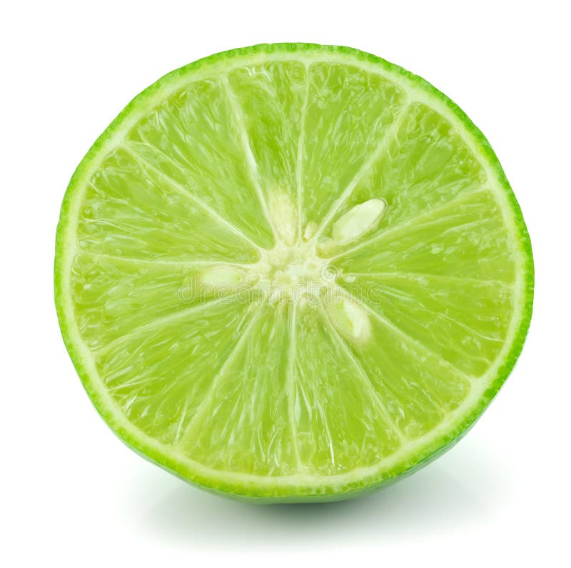 Fresh Lime Cut Half Showcasing Vibrant Green Color Texture Stock Photos ...