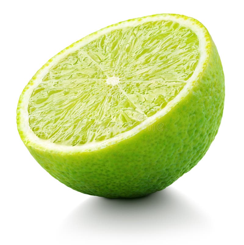 Half of a Lime with Blurred Lime Slice, Silver Tequila Shot Rimmed with ...