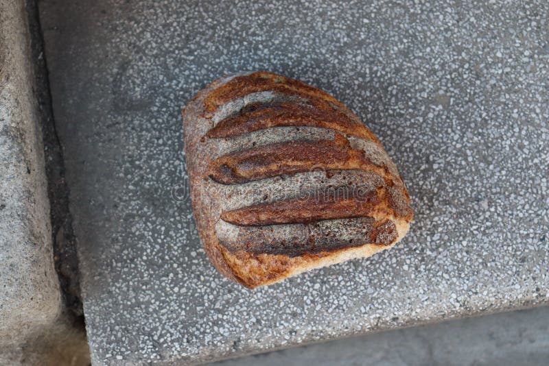 Half Loaf of Well Done Bread Stock Photo - Image of left, food: 180209928