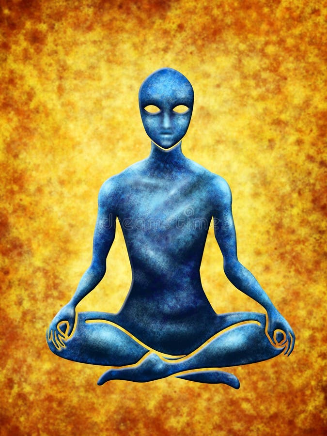 Quarter Lotus stock illustration. Illustration of concentration - 94336469