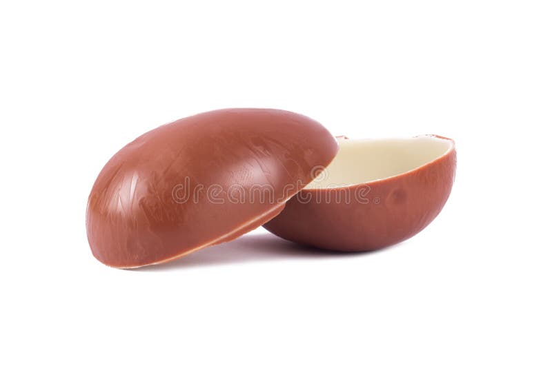 One Half Chocolate Egg Stock Photos - Free & Royalty-Free Stock Photos ...